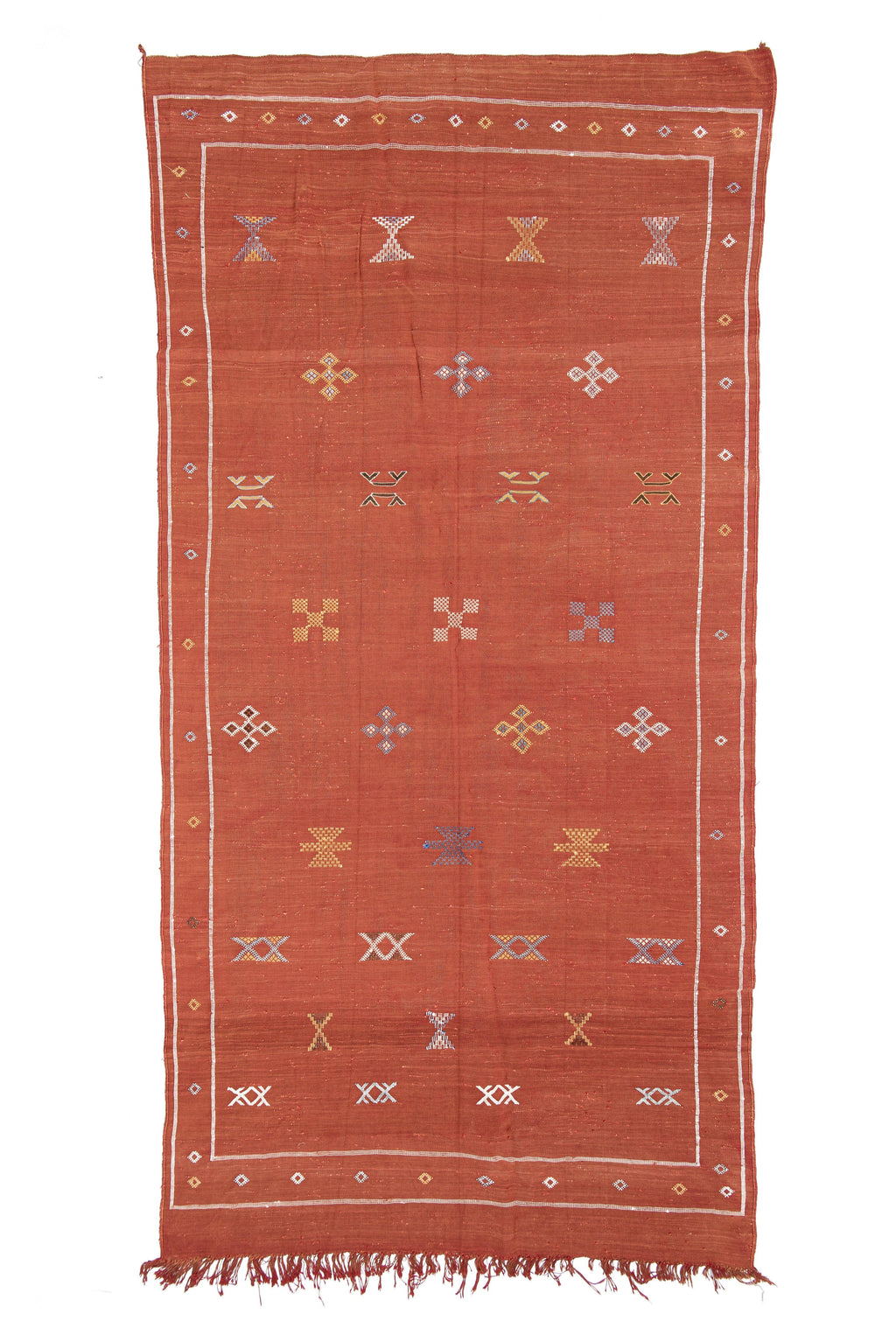 Agave - Moroccan Area Rug | 4.2' x 8.3' – mint & wool